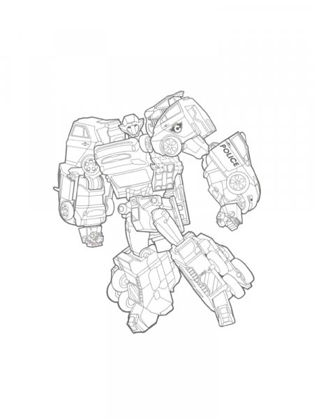 Tobot coloring pages