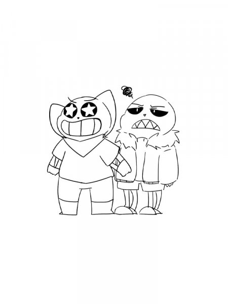 Undertale coloring pages