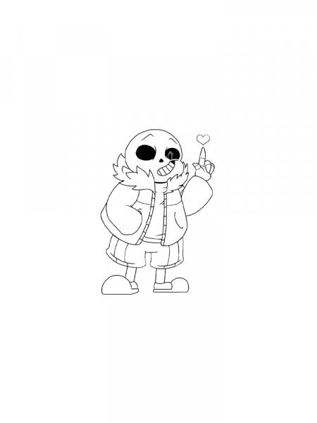 Undertale coloring pages