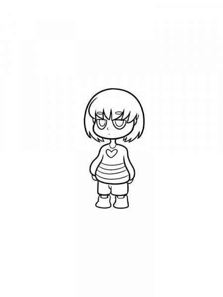 Undertale coloring pages