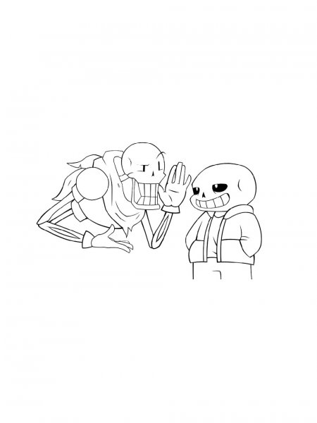 Undertale coloring pages