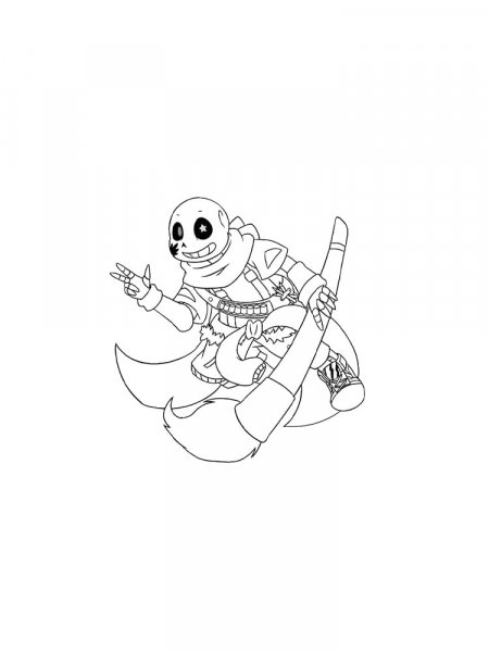 Undertale coloring pages