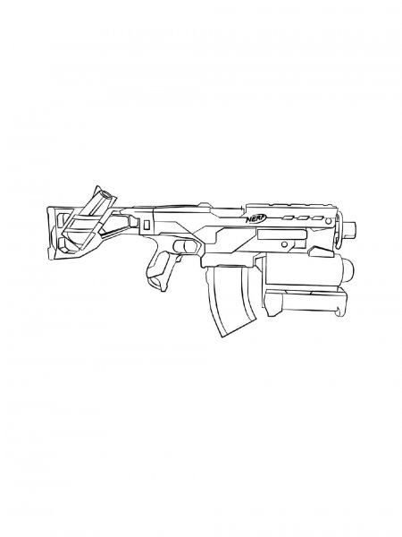 Weapons coloring pages