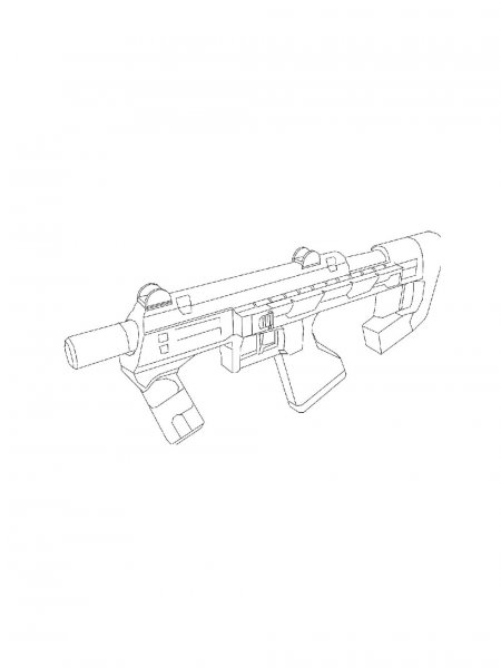 Weapons coloring pages