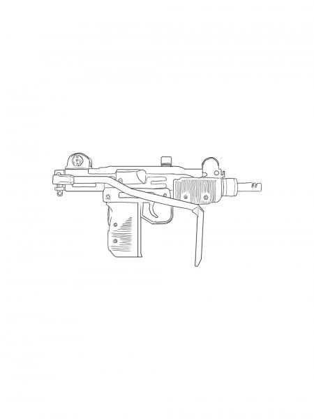 Weapons coloring pages