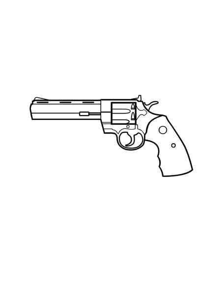 Weapons coloring pages