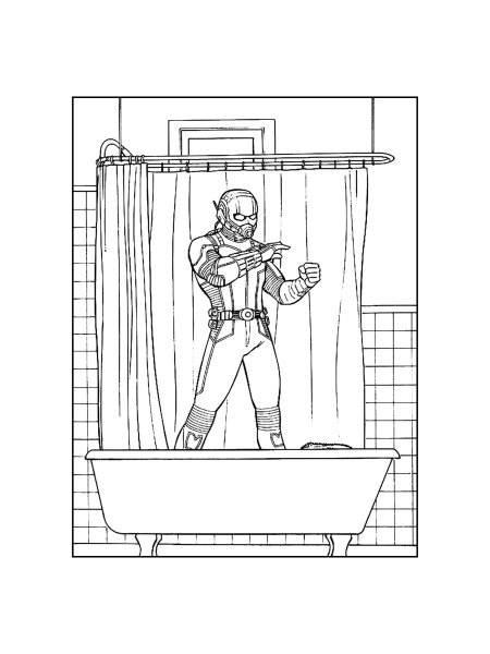 Ant Man coloring pages