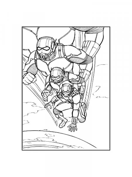 Ant Man coloring pages