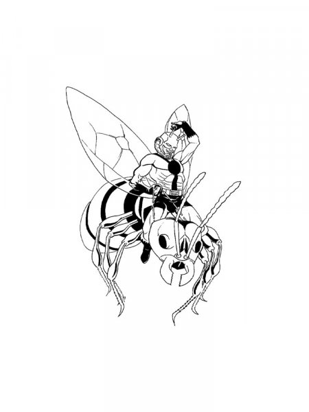 Ant Man coloring pages