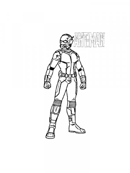 Ant Man coloring pages