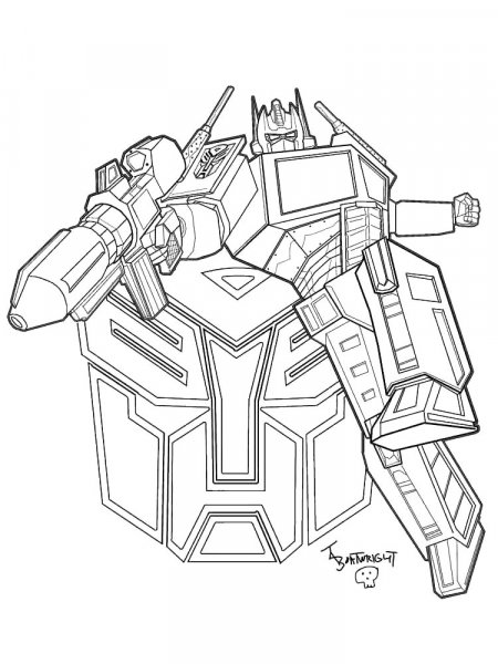 Autobot coloring pages