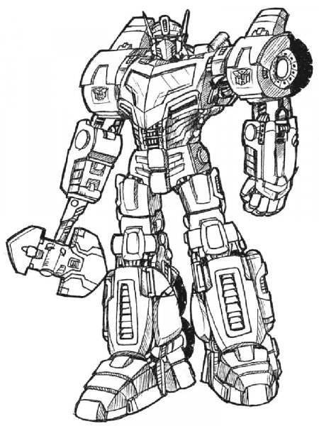 Autobot coloring pages