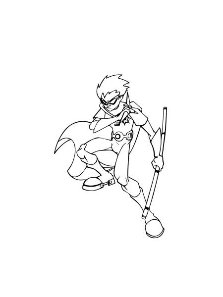 Batman and Robin coloring pages