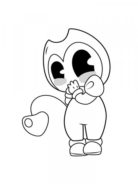 Bendy and the ink machine coloring pages
