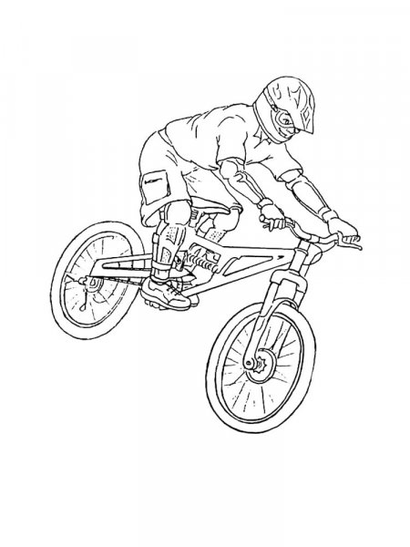 BMX coloring pages