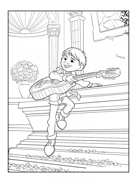 Coco coloring pages