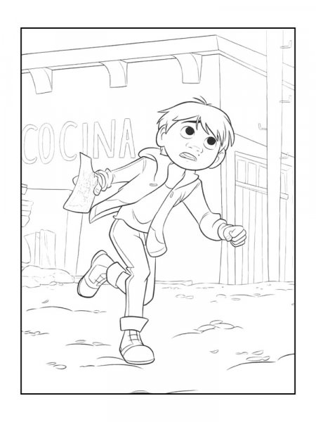 Coco coloring pages