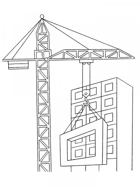 Construction Site coloring pages