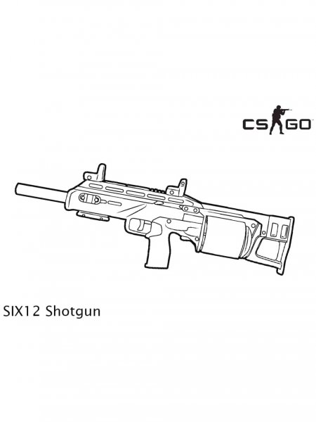CS GO coloring pages
