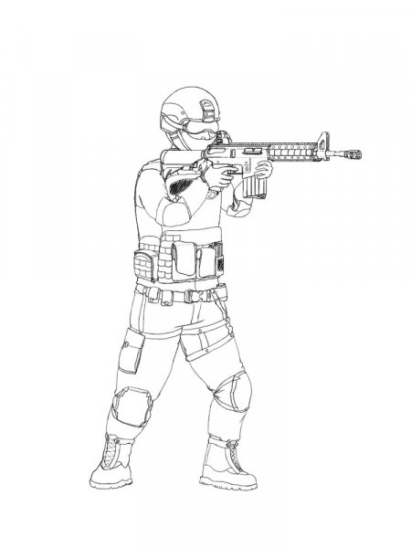 CS GO coloring pages