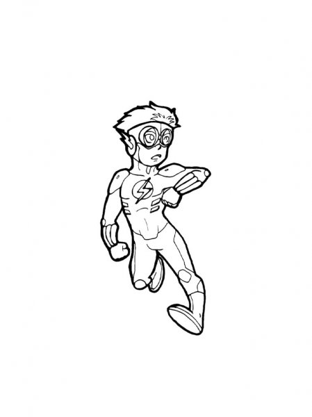 Flash coloring pages