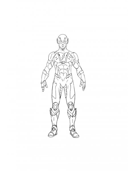 Flash coloring pages