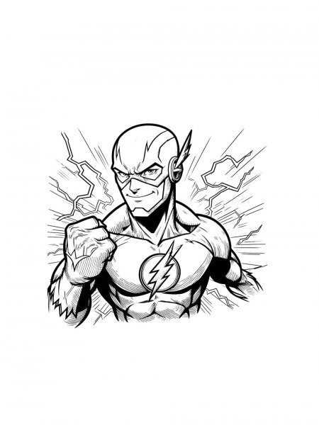 Flash coloring pages