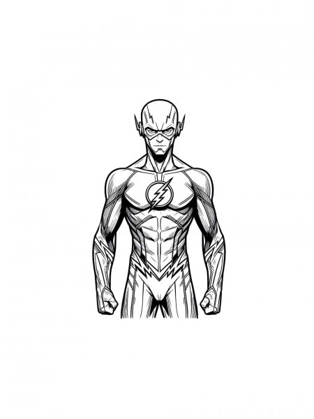 Flash coloring pages