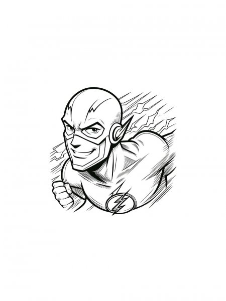 Flash coloring pages