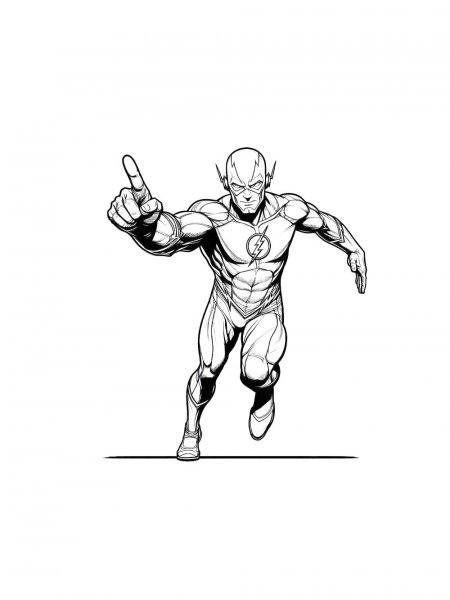 Flash coloring pages