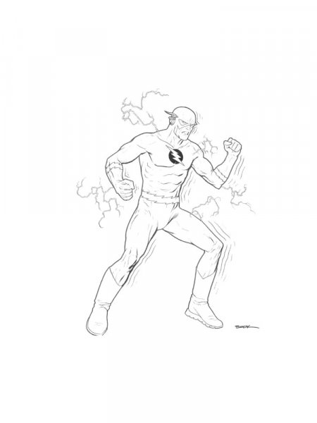 Flash coloring pages