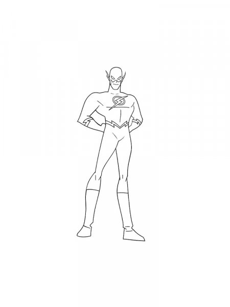 Flash coloring pages
