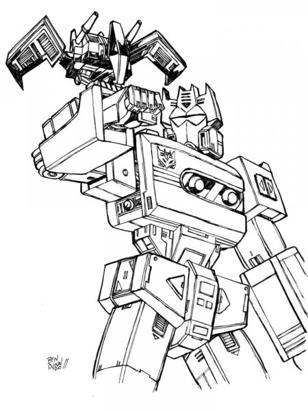 Decepticon coloring pages