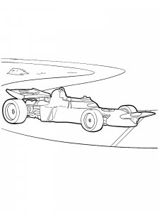 Formula 1 coloring pages