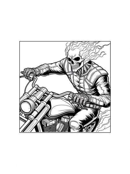 Ghost Rider coloring pages