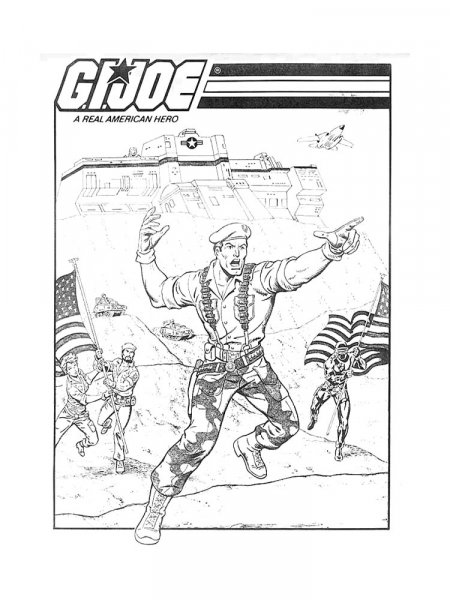 Gi Joe coloring pages