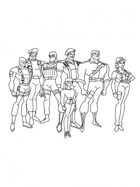 Gi Joe coloring pages