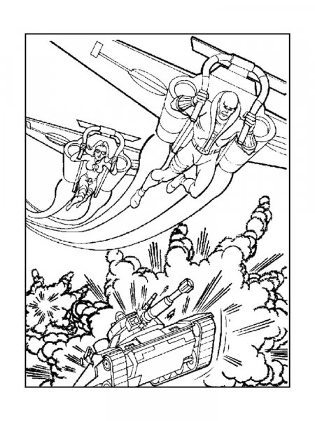 Gi Joe coloring pages