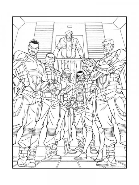 Gi Joe coloring pages