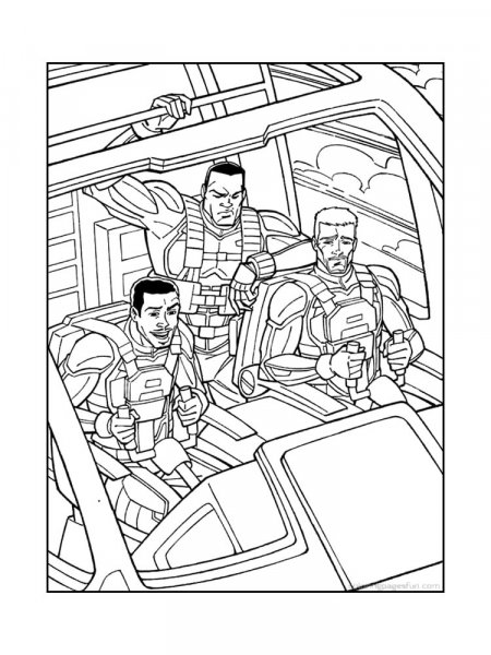 Gi Joe coloring pages