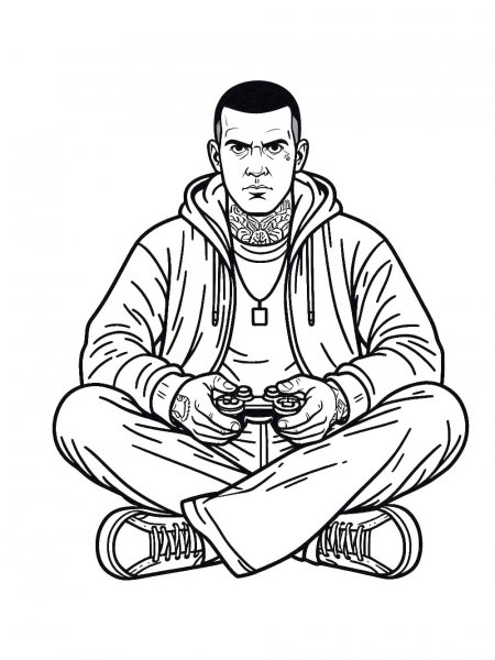 GTA coloring pages