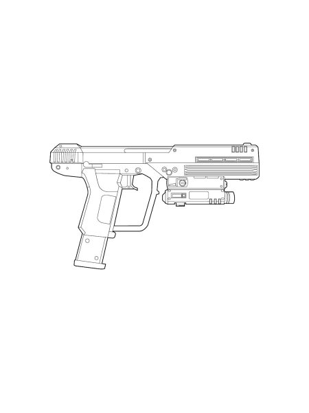 Gun coloring pages