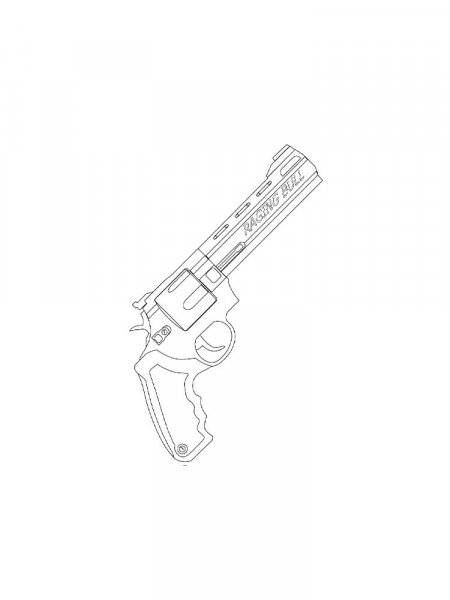 Gun coloring pages