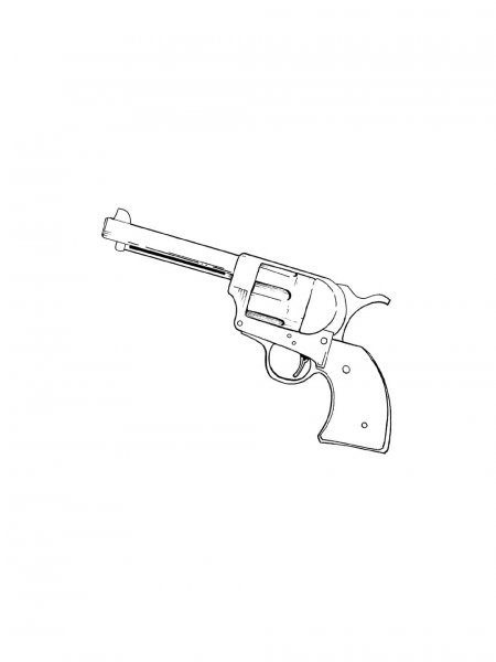 Gun coloring pages