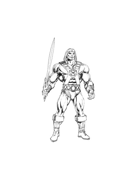 He Man coloring pages