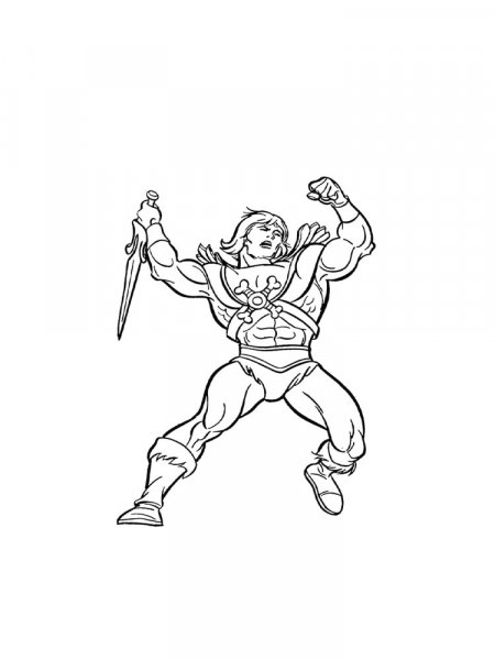 He Man coloring pages