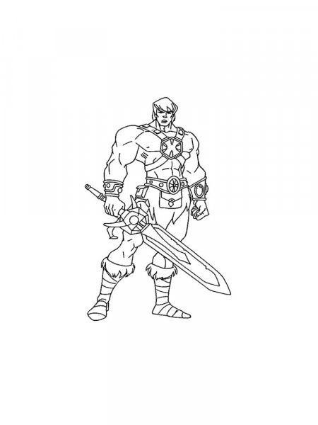 He Man coloring pages