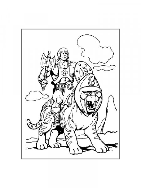 He Man coloring pages