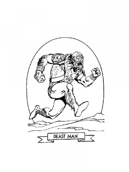 He Man coloring pages