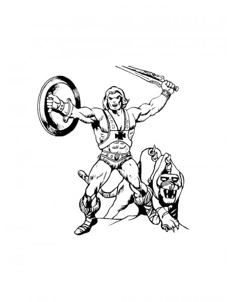 He Man coloring pages